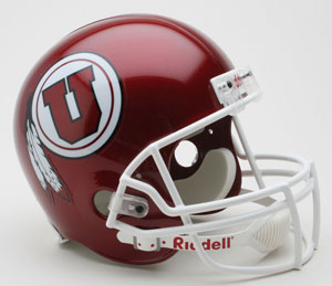 Utah Utes Full Size Replica Riddell Unsigned Helmet Autograph