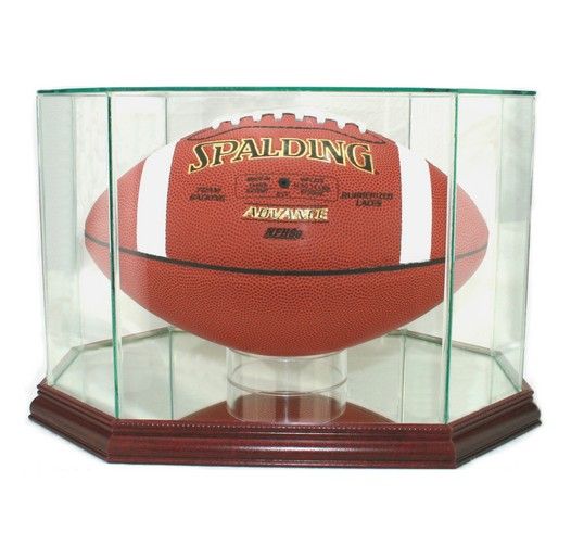 FOOTBALL OCTAGON DISPLAY CASE Autograph